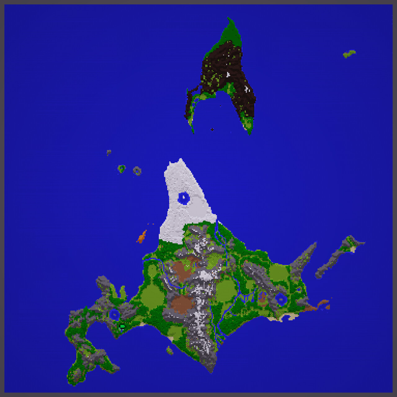 Pokémon Platinum - Realistic Sinnoh Region Terrain (6000x6000(Minecraft ...