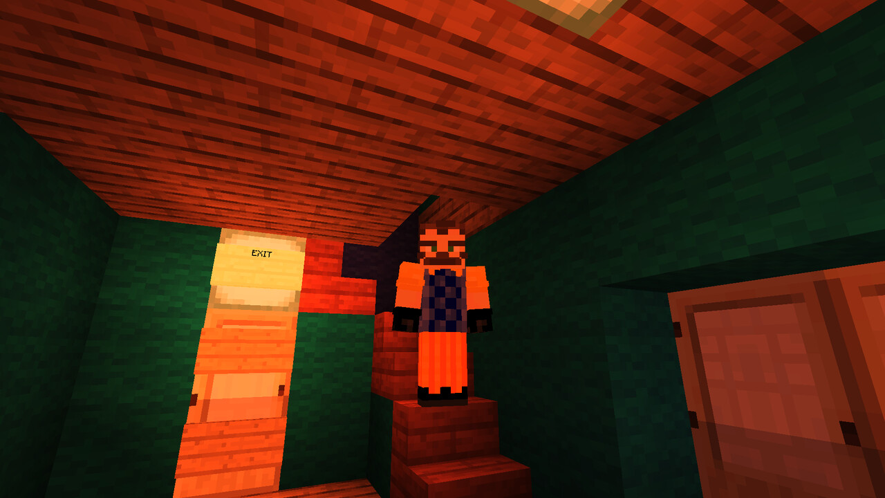 Hello, Neighbor! Showcase. Minecraft Map