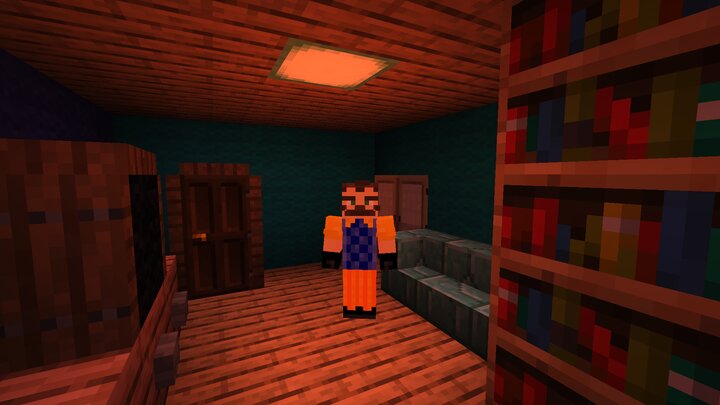 Hello, Neighbor! Showcase. Minecraft Map