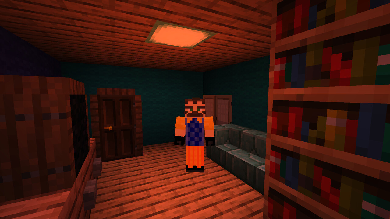 Hello, Neighbor! Showcase. Minecraft Map