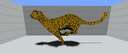 Cheetah running Minecraft Map