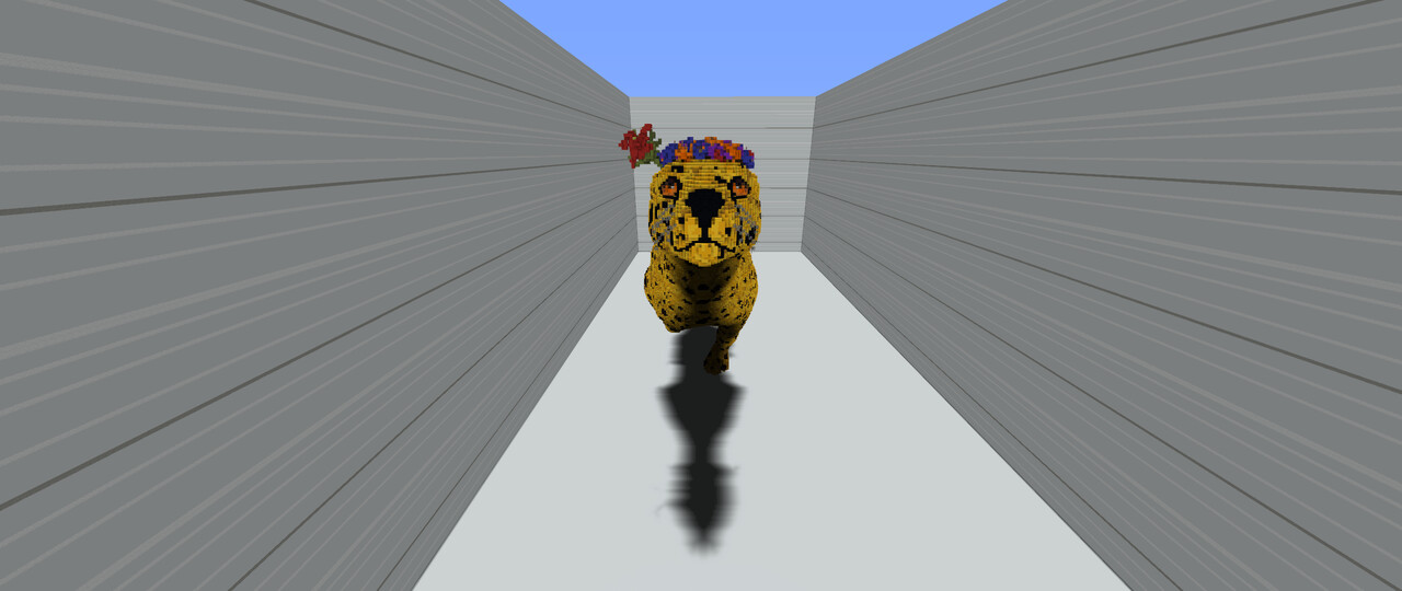 Cheetah running Minecraft Map