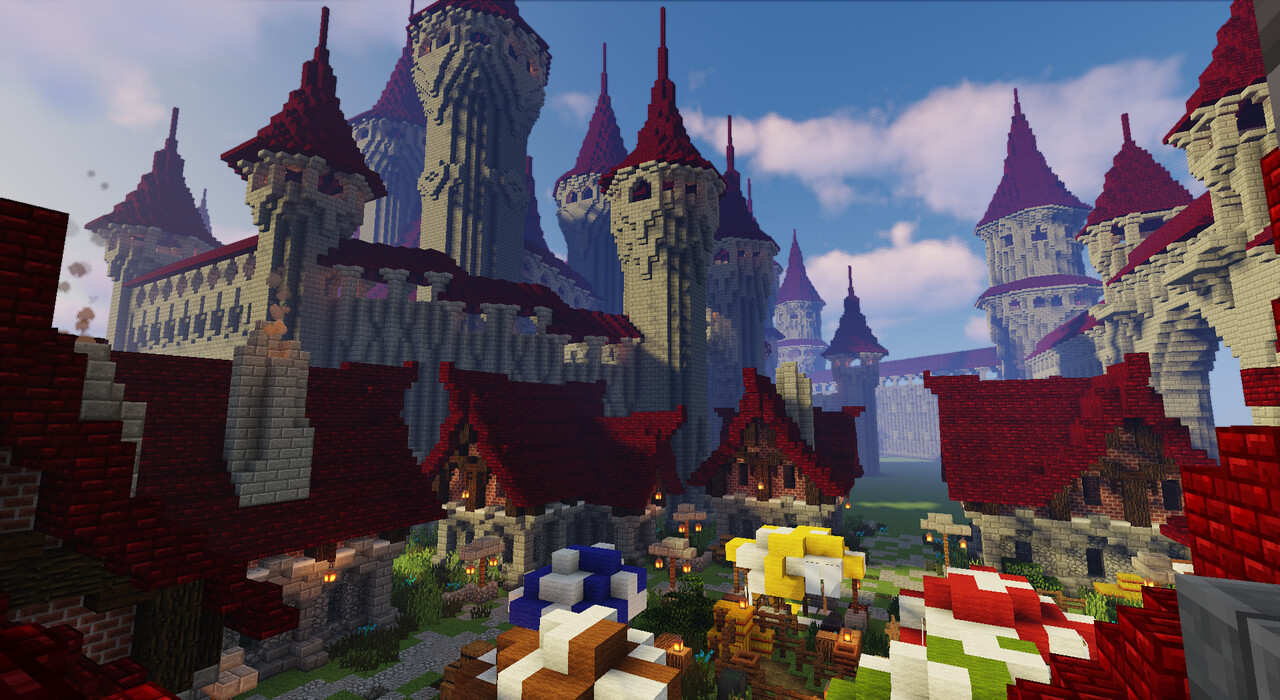 [Lost Map..] Fantasy Medieval City Minecraft Map