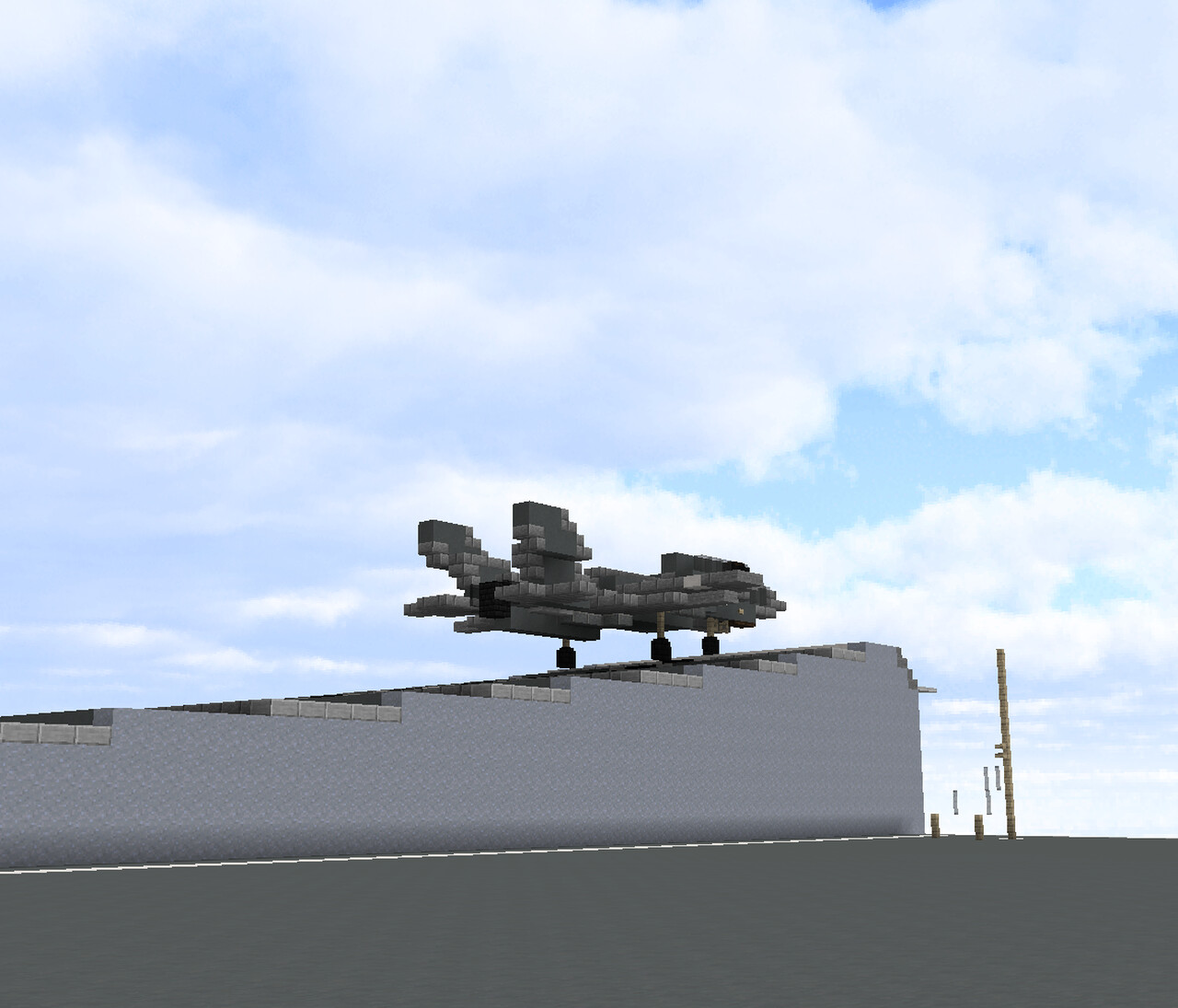 Lockheed Martin F-35b Lightning II Minecraft Map