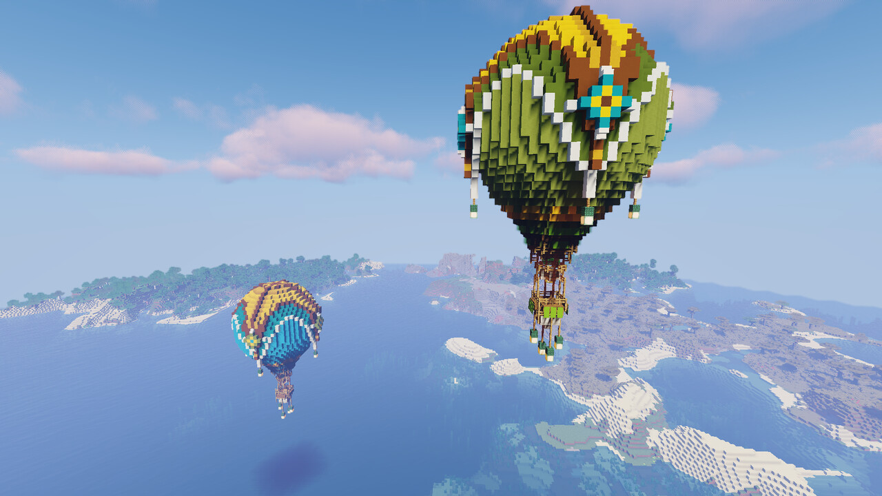 Hot Air Balloons Minecraft Map
