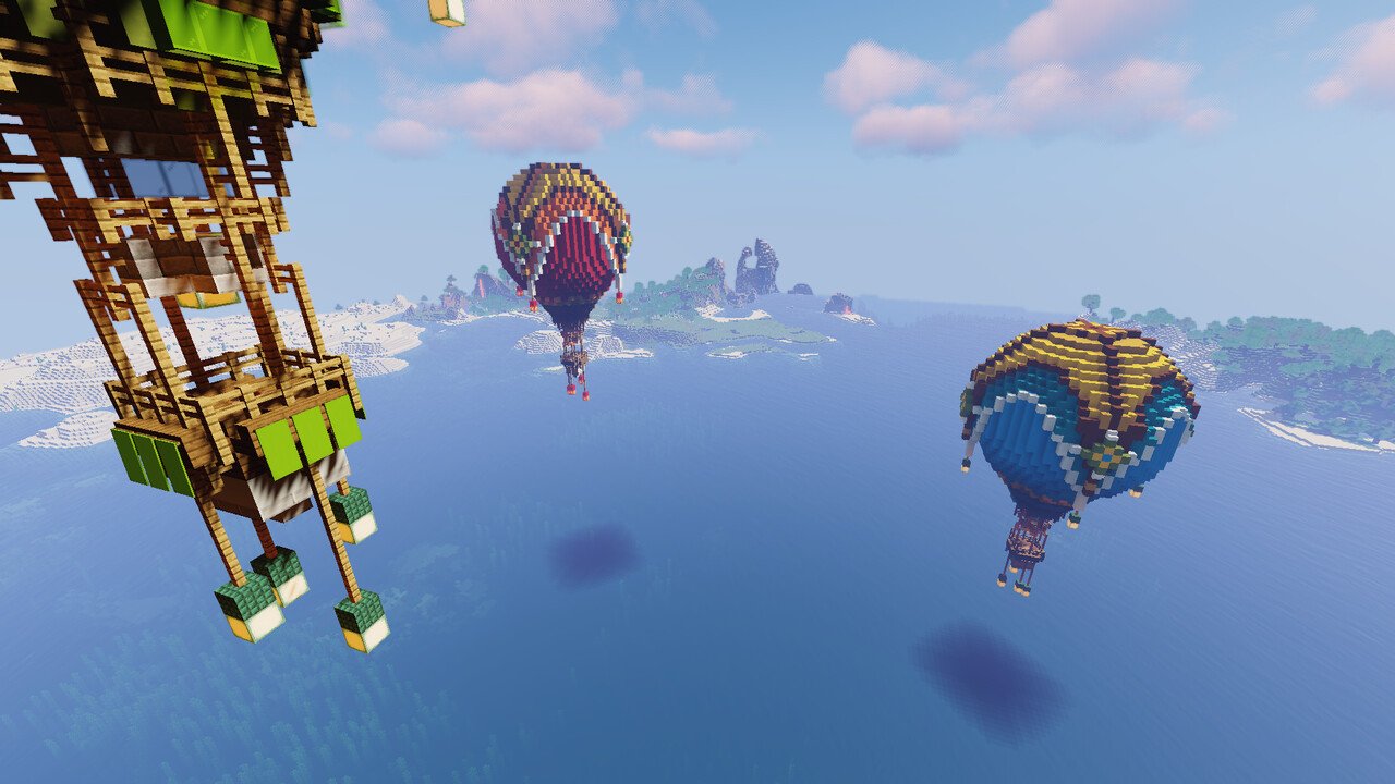 Hot Air Balloons Minecraft Map