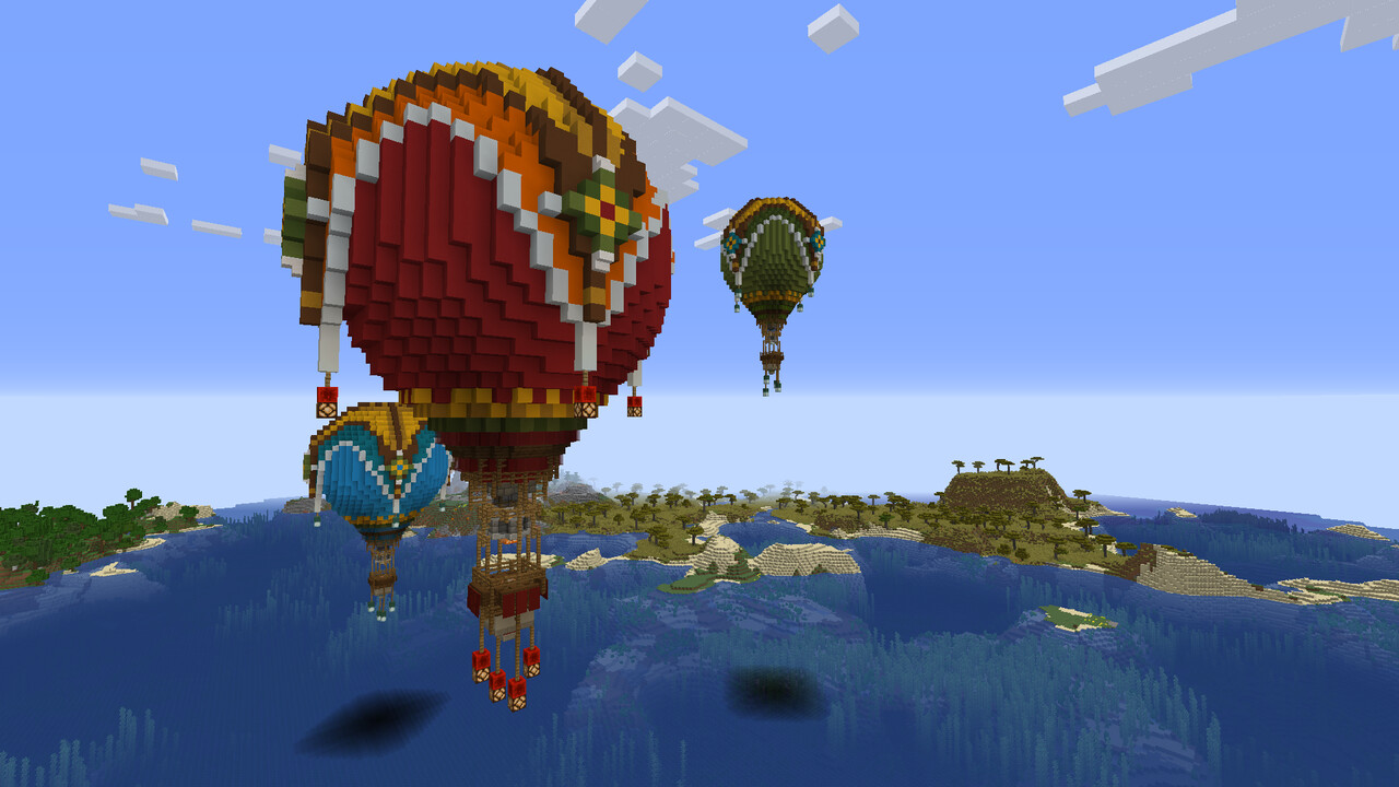 Hot Air Balloons Minecraft Map