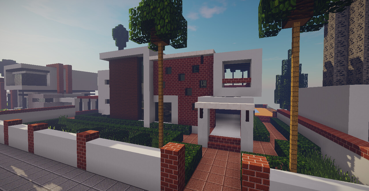 Modern House #42 + Schematics Minecraft Map