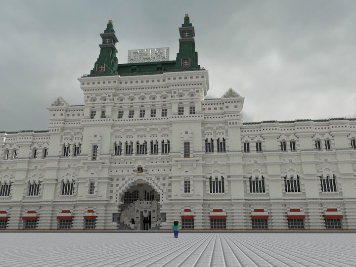 Project Recreation of Moscow in Minecraft Minecraft Map