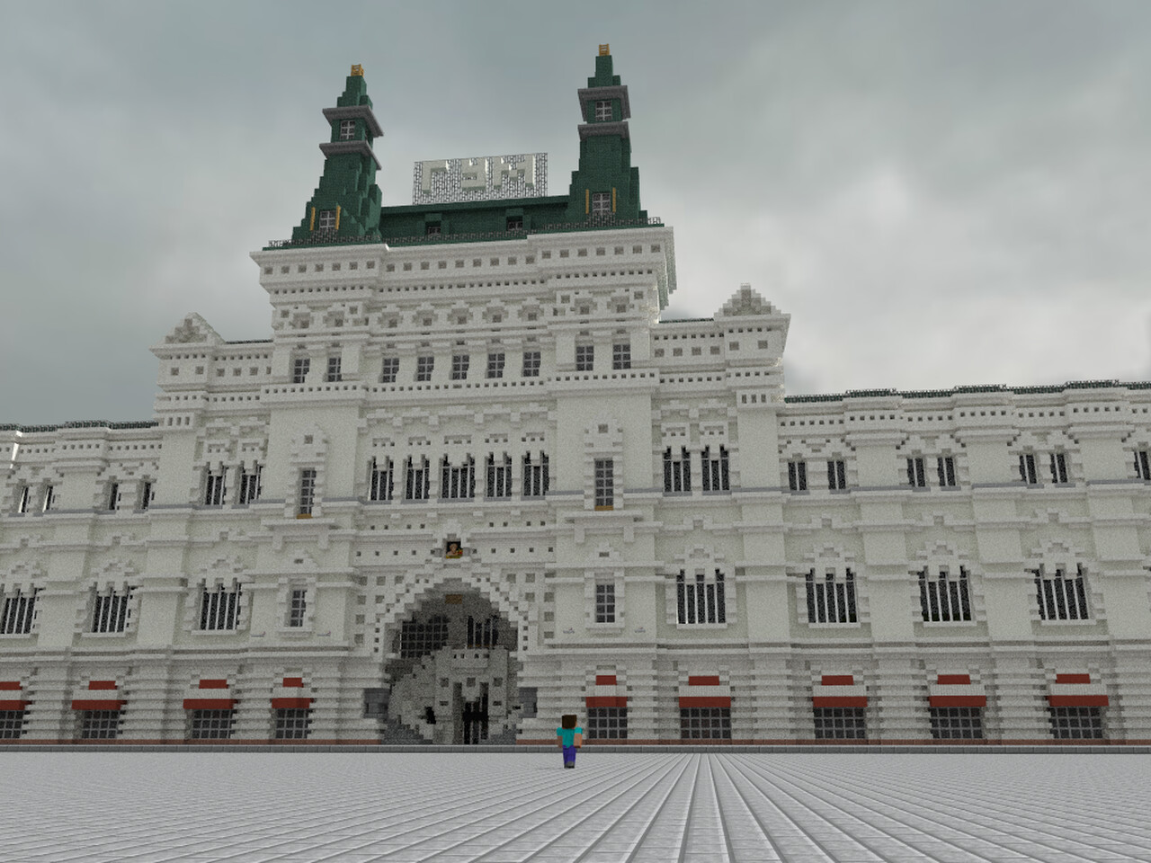 Project Recreation of Moscow in Minecraft Minecraft Map