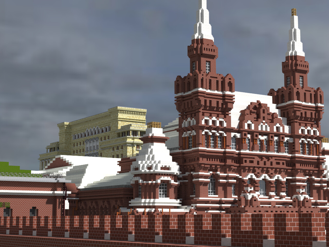 Project Recreation of Moscow in Minecraft Minecraft Map