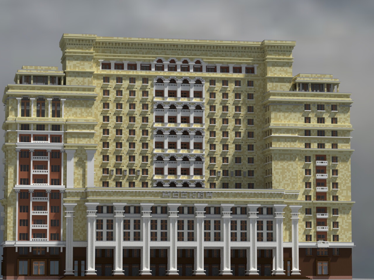 Project Recreation of Moscow in Minecraft Minecraft Map