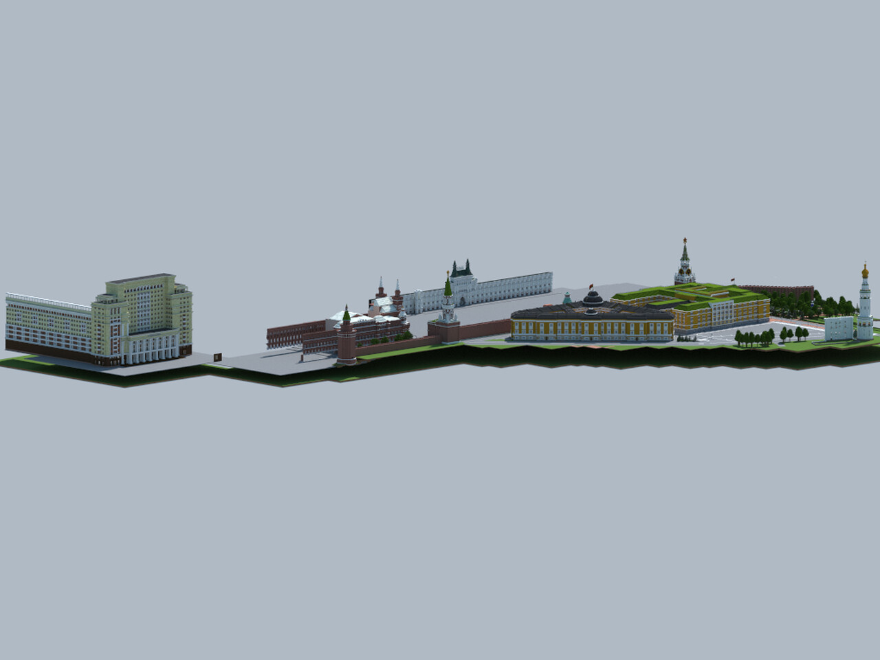 Project Recreation of Moscow in Minecraft Minecraft Map