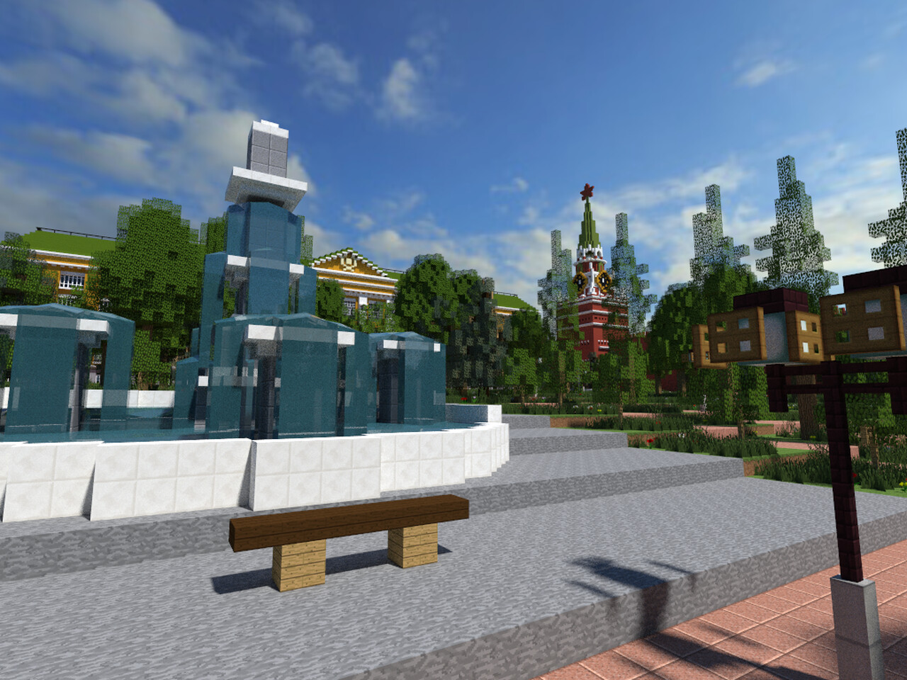 Project Recreation of Moscow in Minecraft Minecraft Map