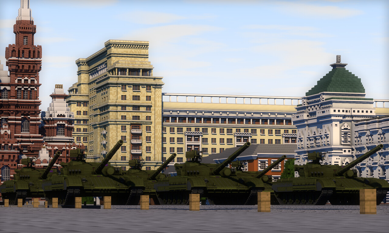 Project Recreation of Moscow in Minecraft Minecraft Map