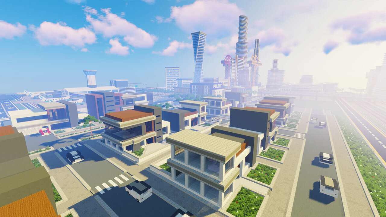 Modern Suburbs (#City Progress 18) Minecraft Map