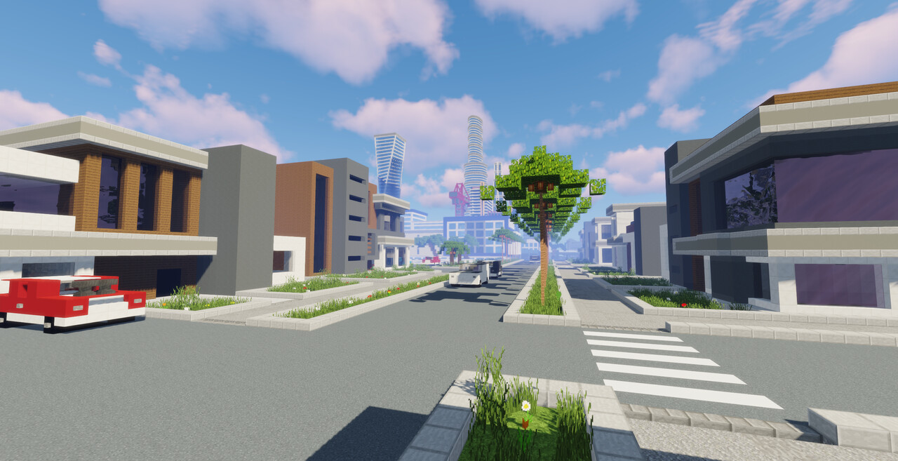 Modern Suburbs (#City Progress 18) Minecraft Map