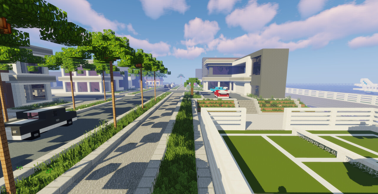 Modern Suburbs (#City Progress 18) Minecraft Map