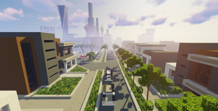 Modern Suburbs (#City Progress 18) Minecraft Map