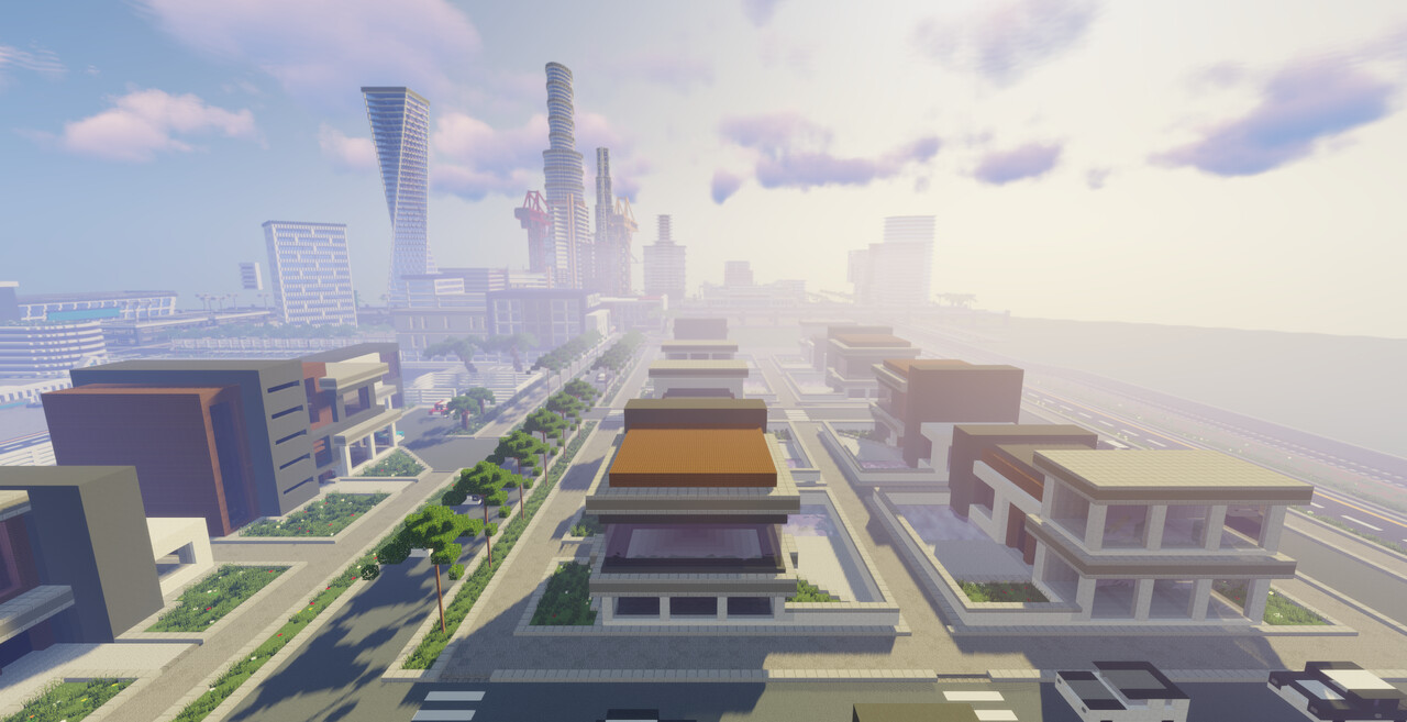 Modern Suburbs (#City Progress 18) Minecraft Map