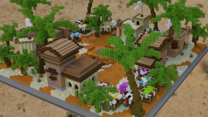 Desert KitPVP Spawn! Minecraft Map