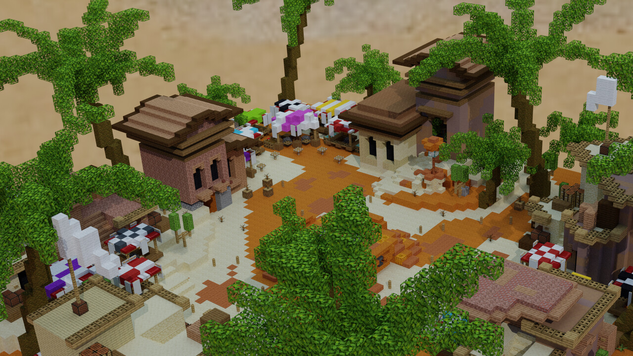 Desert KitPVP Spawn! Minecraft Map