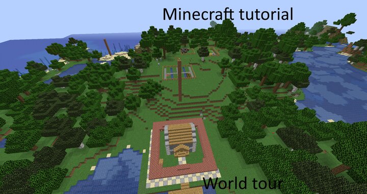 Tutorial world as of episode 15 Minecraft Map
