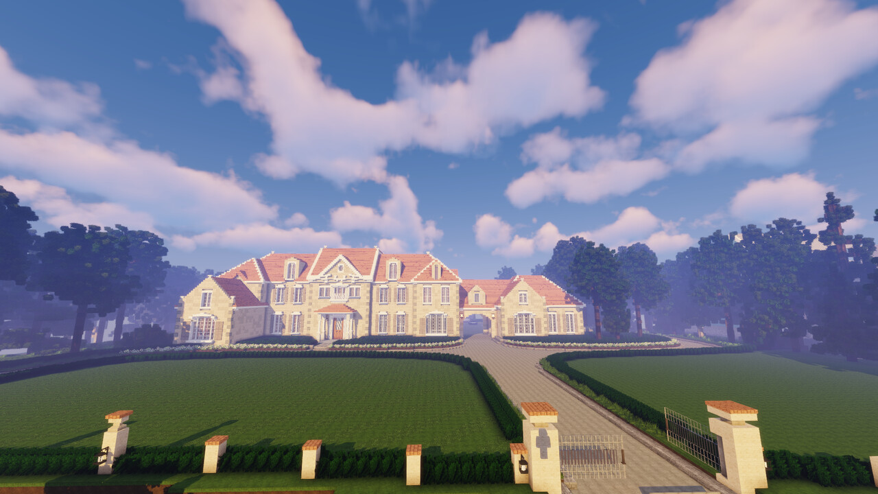 French Provincial Mansion by: DocSMasH Minecraft Map