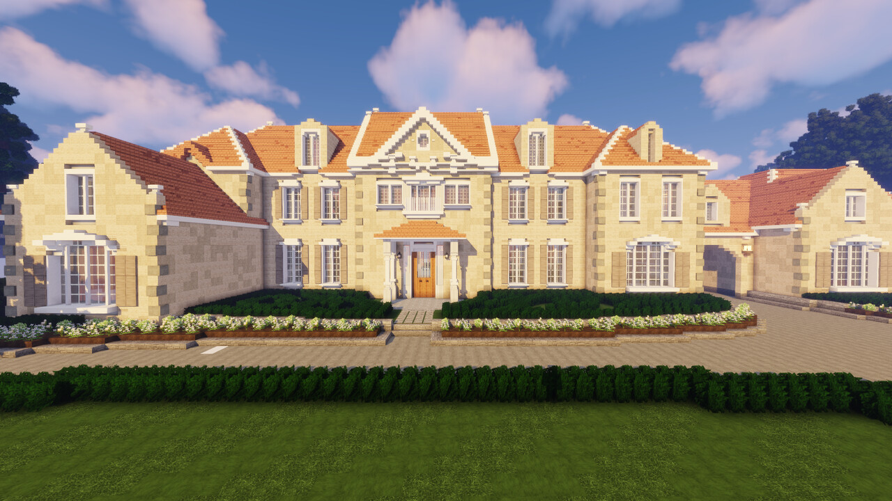 French Provincial Mansion by: DocSMasH Minecraft Map