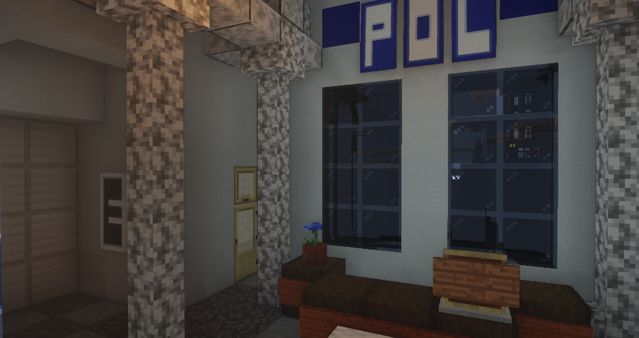 Police Station | Minecraft Town House Minecraft Map