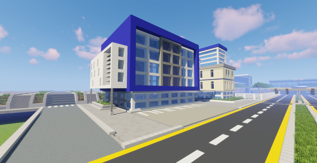 Modern Police Station (City Build #17) Minecraft Map