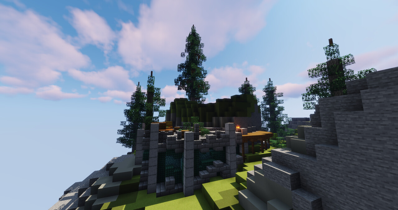 Small server spawn Minecraft Map