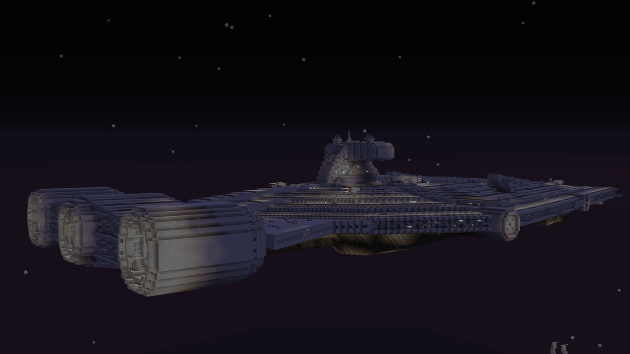 Arquitens-Class Light Cruiser (1:1 Scale) Minecraft Map