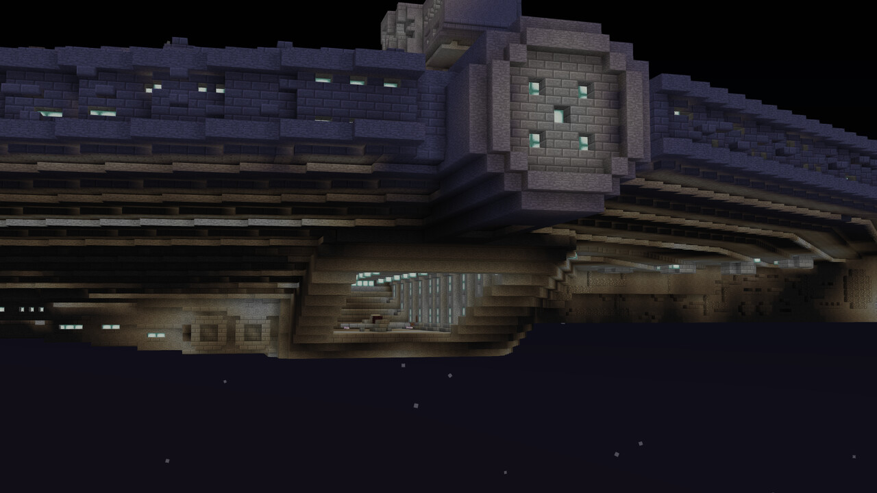 Arquitens-Class Light Cruiser (1:1 Scale) Minecraft Map