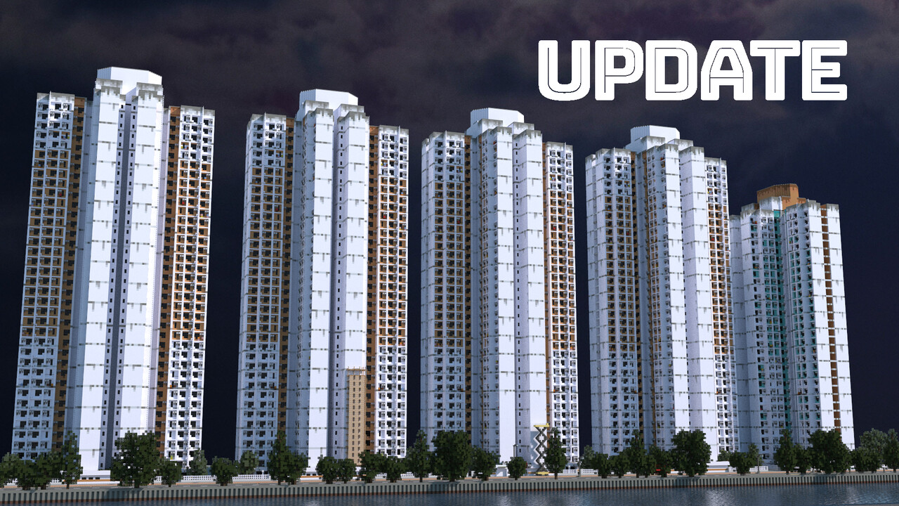 Apartment Building Diorama (worn down Residential Flats) Minecraft Map