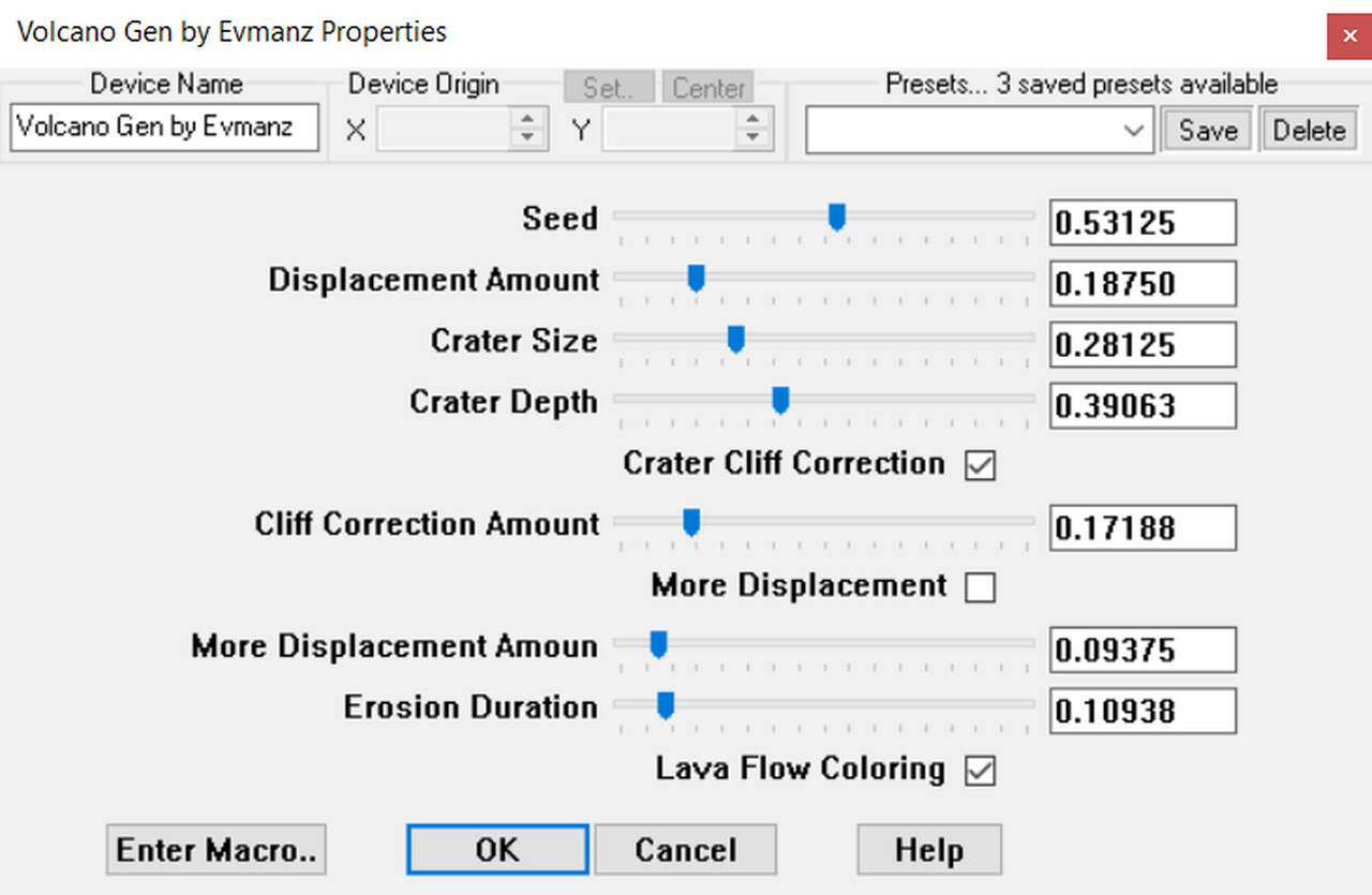 Custom Volcano Generator (World Machine Macro) + Free Example Download ...