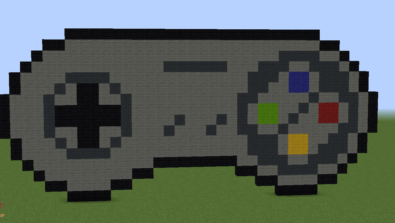 Control de SNES Minecraft Map