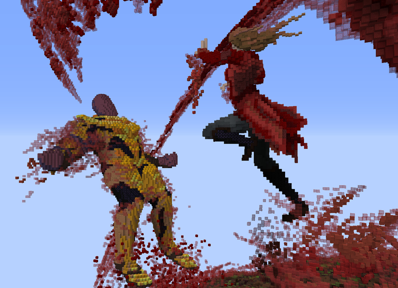 Scarlet Witch vs Thanos Minecraft Map
