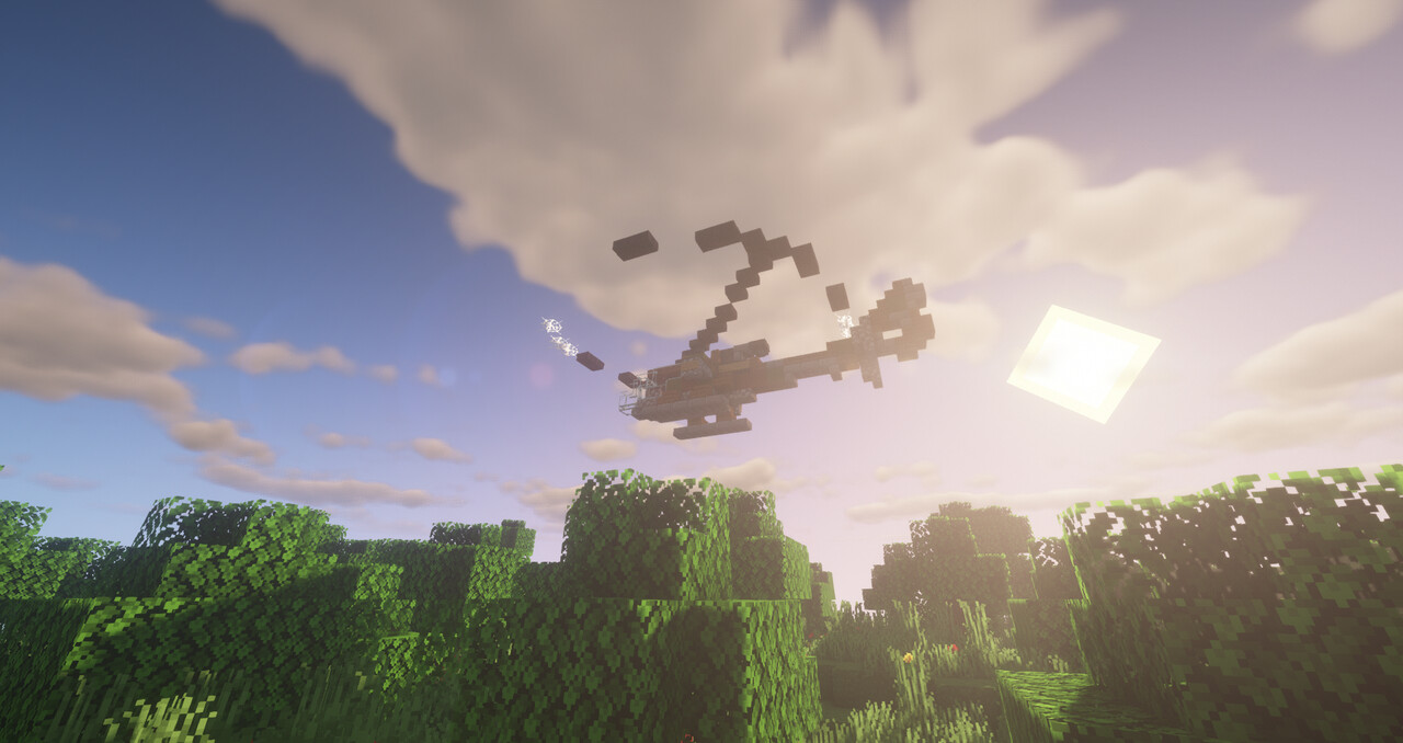 Gazelle Attack Helicopter Minecraft Map