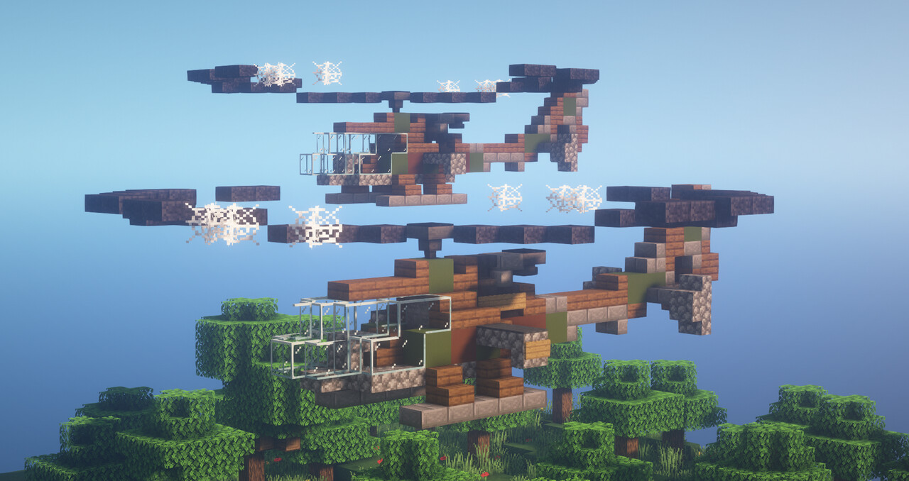 Gazelle Attack Helicopter Minecraft Map