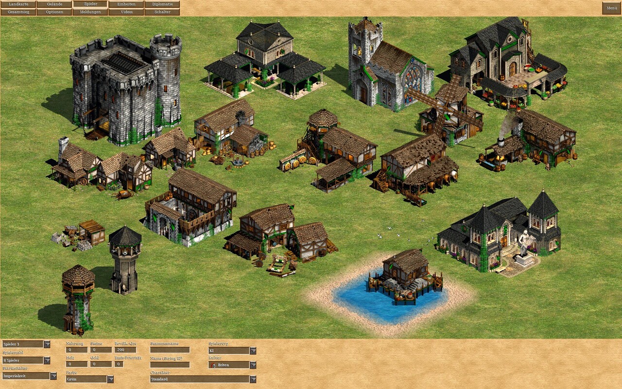 Age of Empires II - Westeuropean Blacksmith Minecraft Map