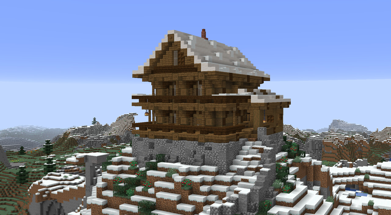 Berghütte - mountain hut Minecraft Map