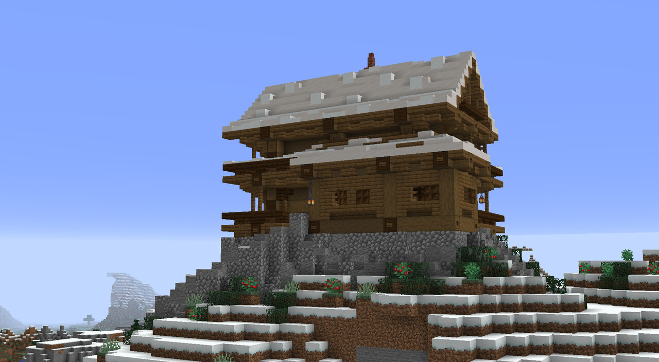 Berghütte - mountain hut Minecraft Map