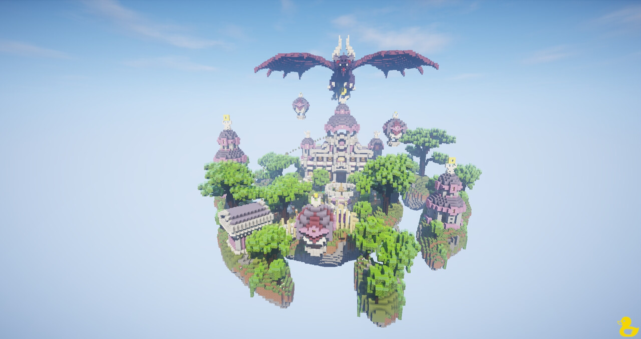 Violet Sky Spawn Minecraft Map