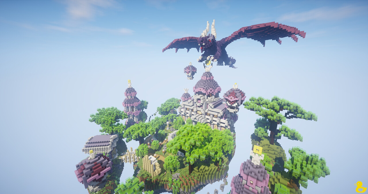Violet Sky Spawn Minecraft Map