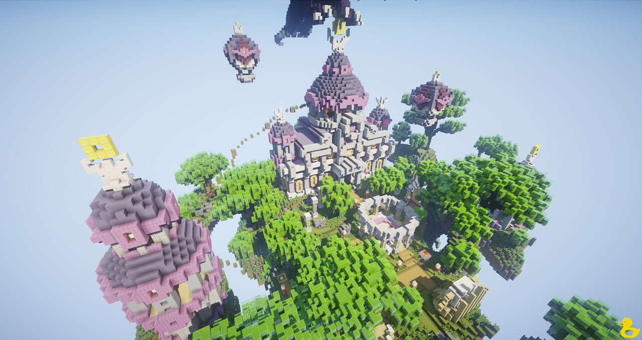 Violet Sky Spawn Minecraft Map