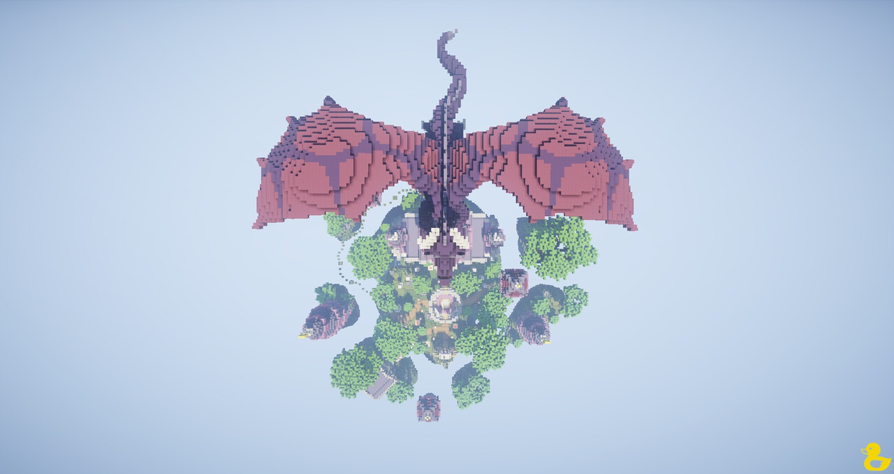 Violet Sky Spawn Minecraft Map