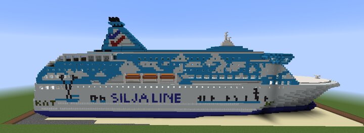 Silja line M/S Galaxy in Minecraft! Minecraft Map