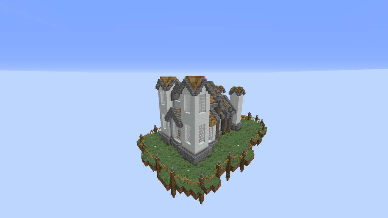 Cathedral on a Floating Island Minecraft Map