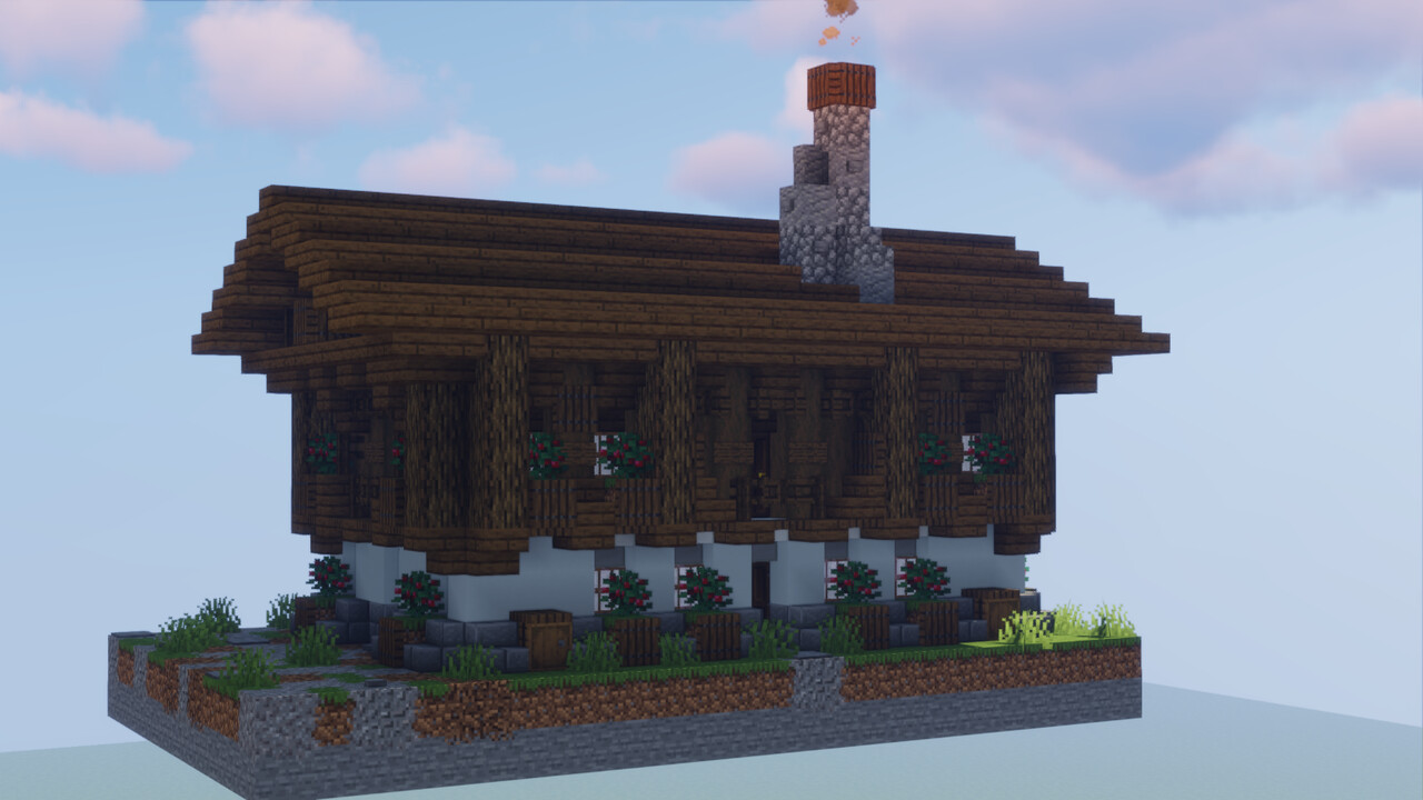 Traditional Austrian/Bavarian House Minecraft Map